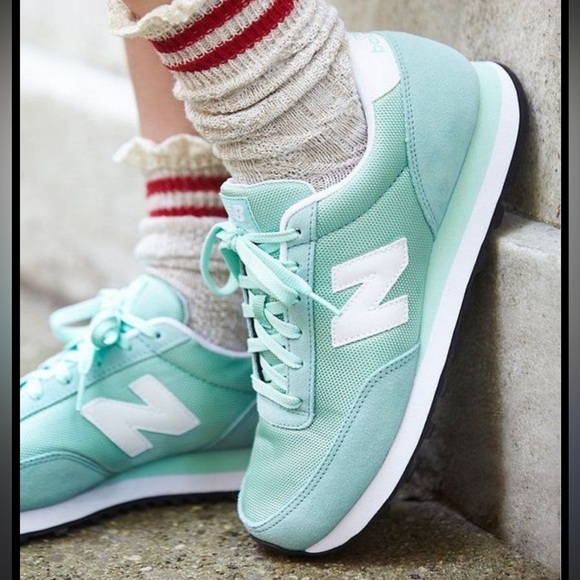 New Balance | Shoes | New Balance 5 Mint Green And White Retro Sneakers ...